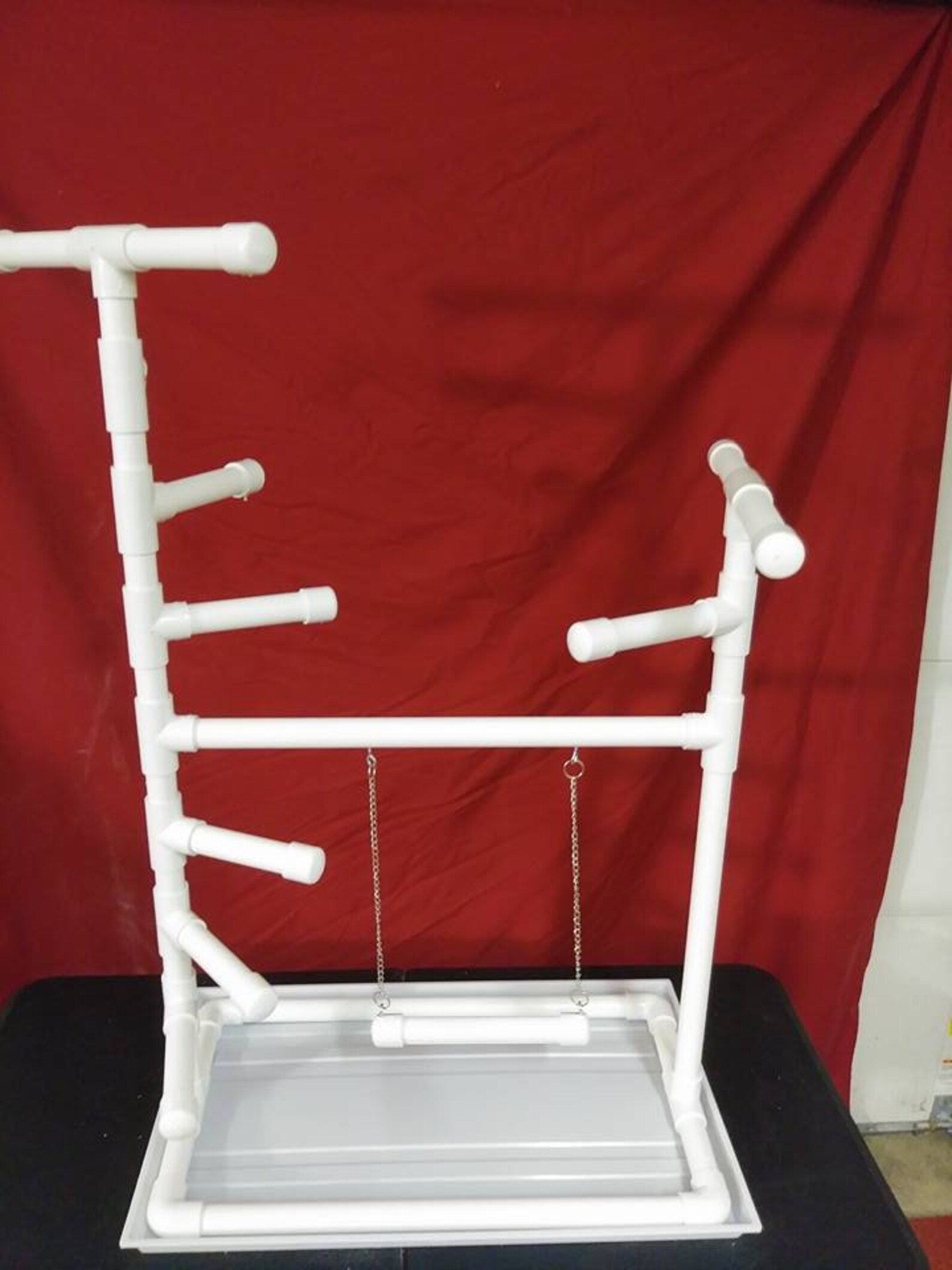 42 Tall 1 PVC Macaw Parrot Perch Stand Swing - Etsy