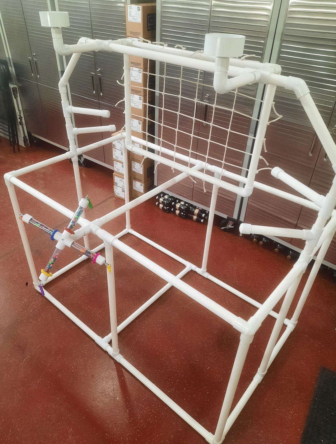 1" PVC Play Gym 5'x3'- Floor Perch *FREE SHIPPING* Macaw \ Cockatoo ...