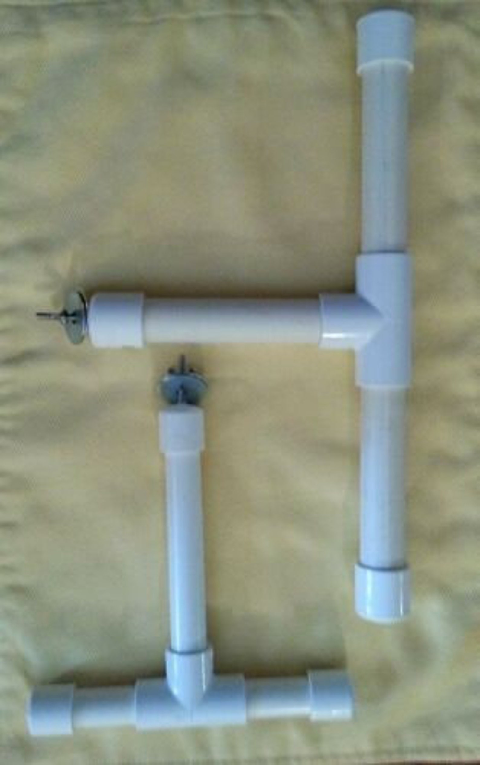PVC "t" Perch for Your Small \ Medium Size Caged Birds Textured Surface ...