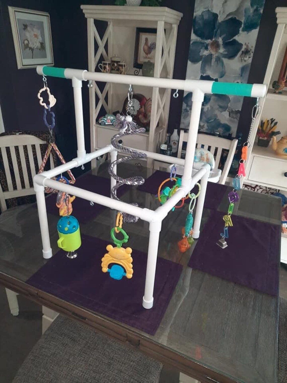 The Play Station 1, Parrot Toy \ Tent \ Boing\ Swing Square Hanger for ...