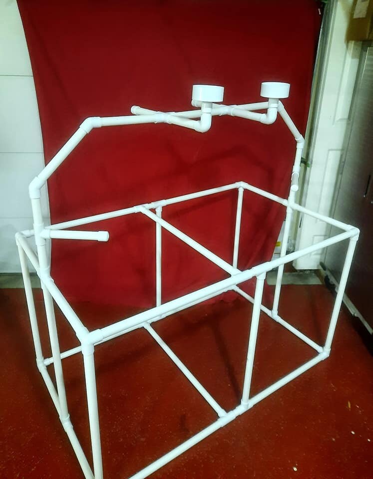 1" PVC Parrot Play Stand 5'x3'- Huge Floor Perch **FREE SHIPPING ...