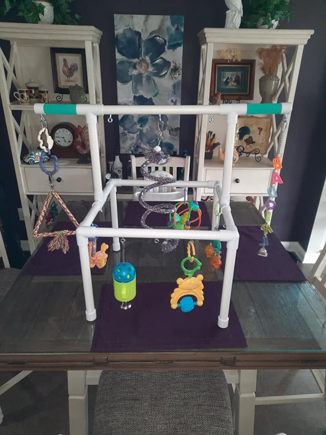 The Play Station 1, Parrot Toy \ Tent \ Boing\ Swing Square Hanger for ...