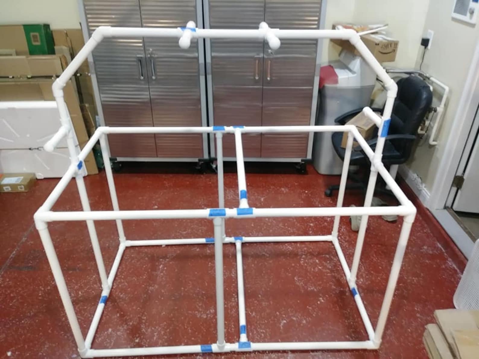 1" PVC Parrot Play Stand 5'x3'- Huge Floor Perch **FREE SHIPPING ...