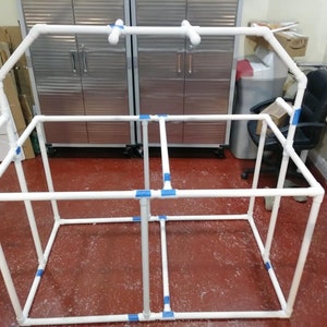 1" PVC Parrot Play Stand 5'x3'- Huge Floor Perch **FREE SHIPPING ...