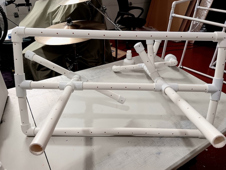 Deluxe Parrot Fun and Play! Pvc FLOOR Perch or Table Top Gym #16c,16b ...