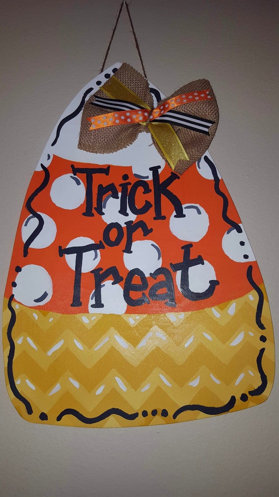 Candy Corn Door Hanger - Etsy