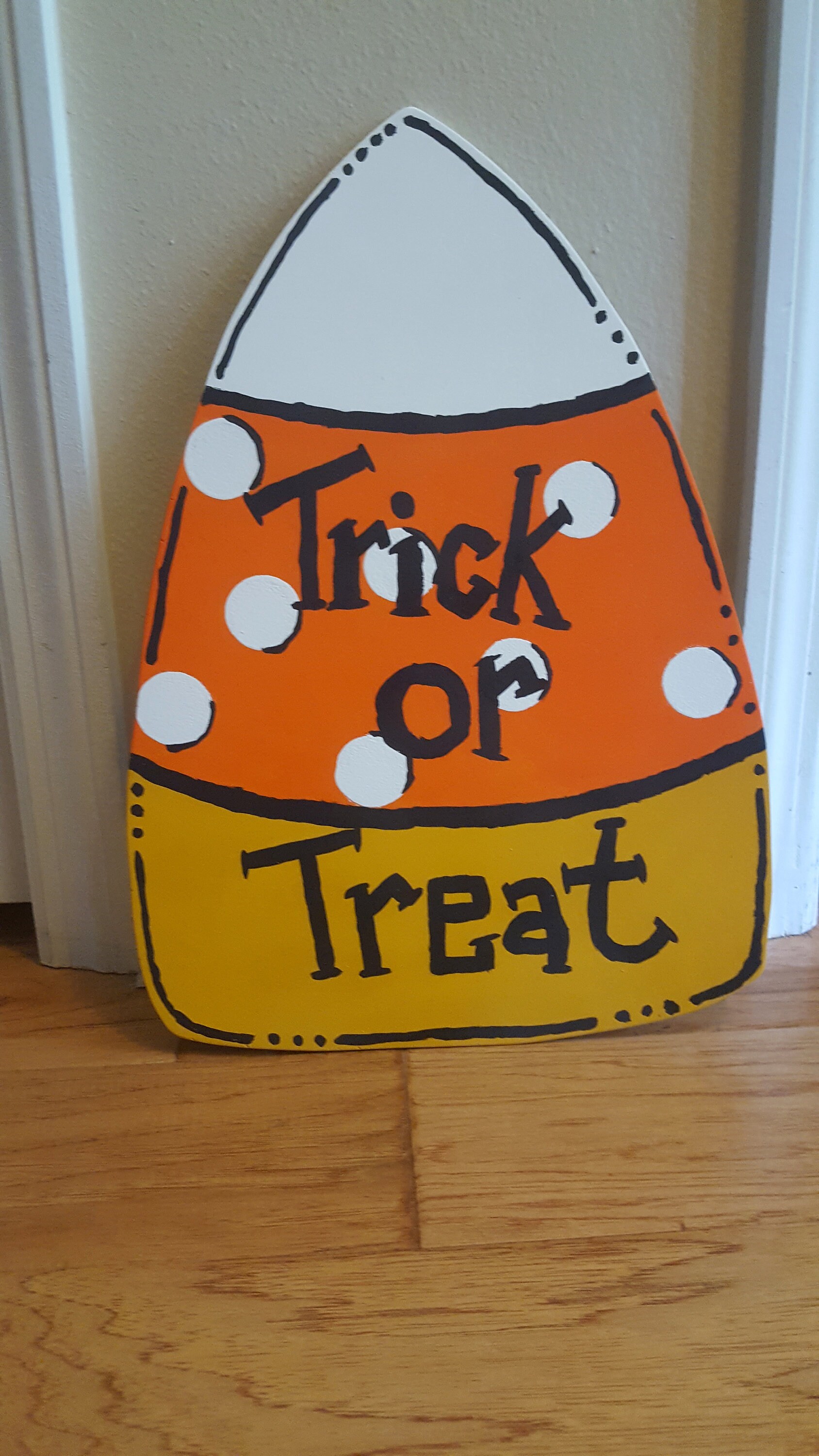 Candy Corn Door Hanger - Etsy