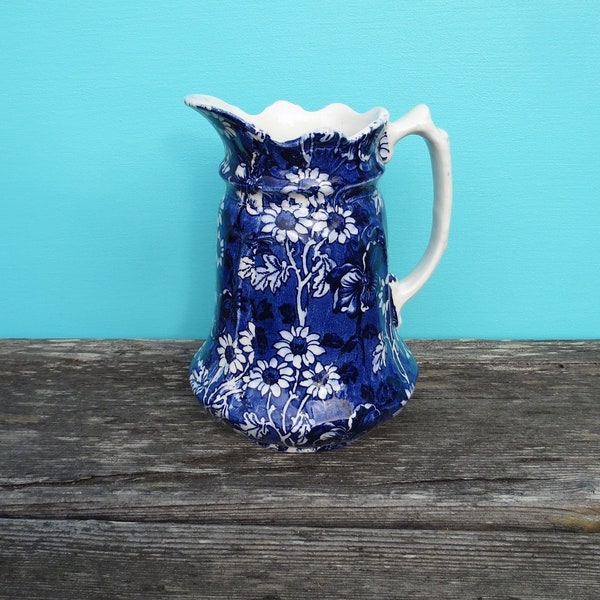 Flow Blue Pitcher - Etsy