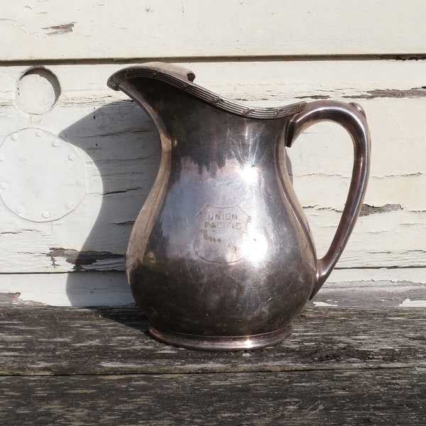 Silver Plate Pitcher - Etsy