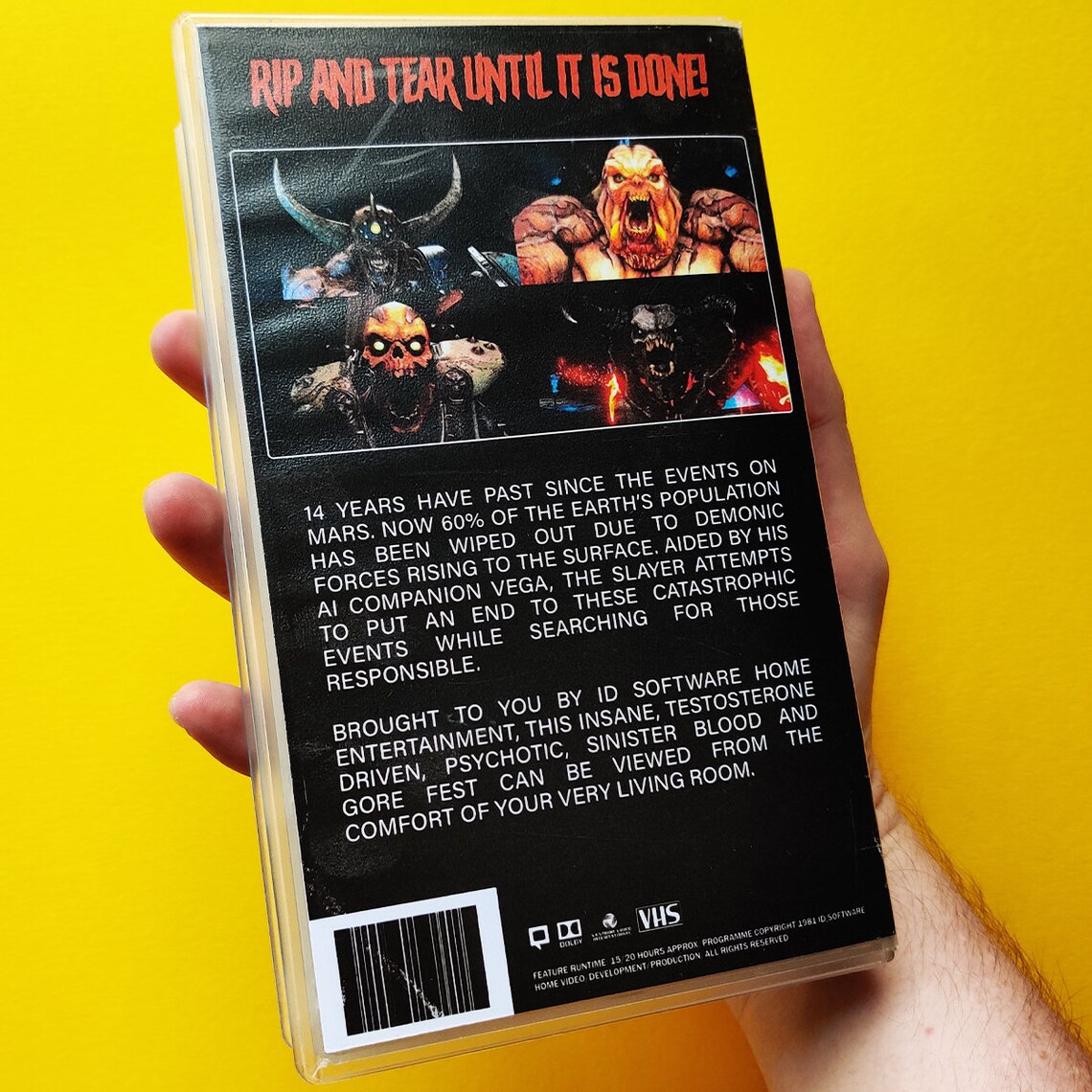 Custom made 'Doom Eternal' 2020 VHS box | Etsy