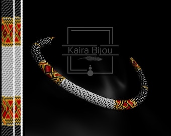 PDF Pattern for Bead Sea Snake Crochet Necklace and PNG File - Etsy