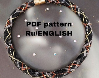 PDF Pattern for Bead Sea Snake Crochet Necklace and PNG File - Etsy