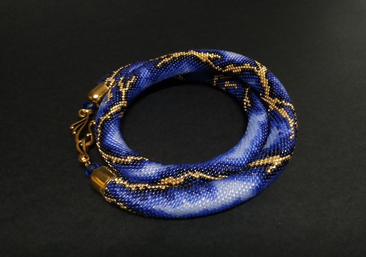 PDF Pattern for Bead Sea Snake Crochet Necklace and PNG File - Etsy