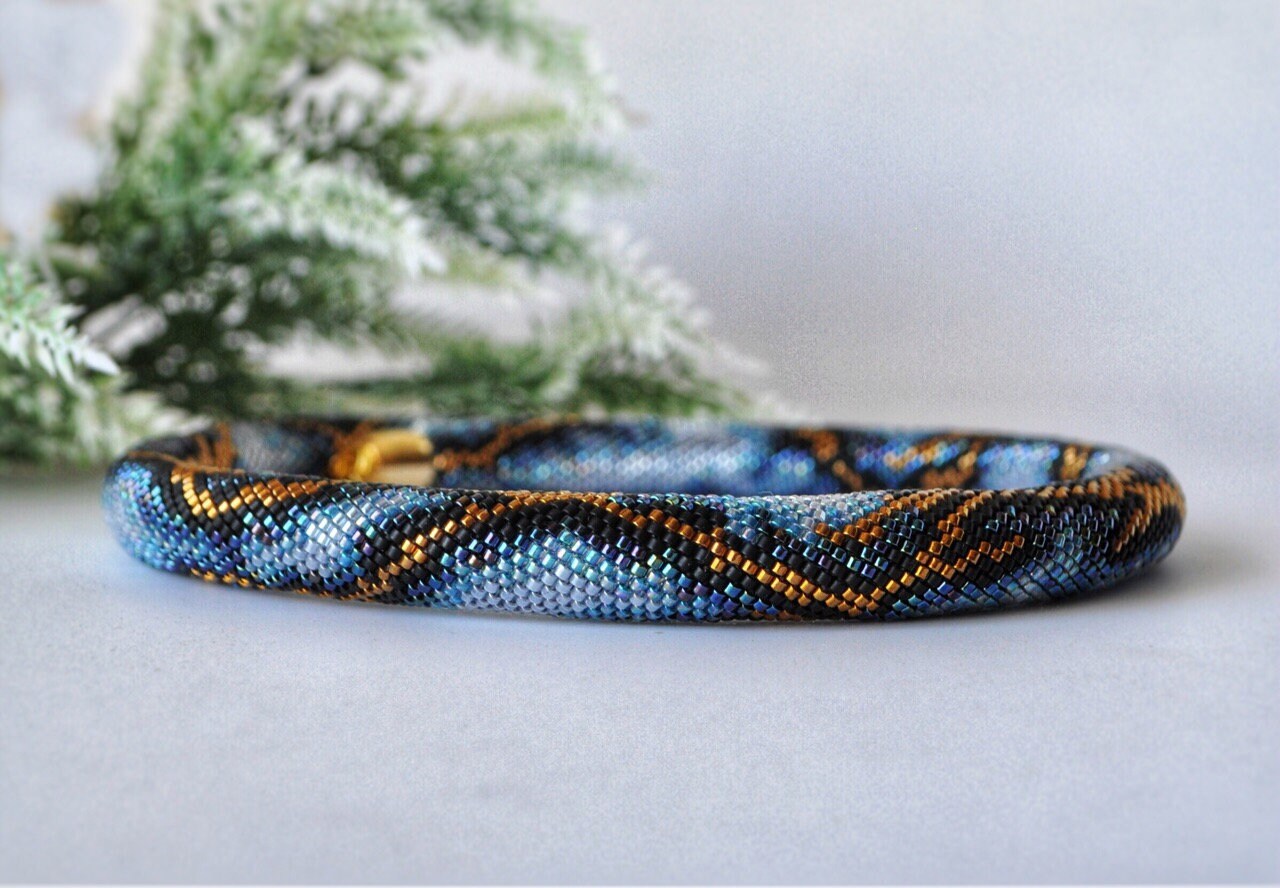 PDF Pattern for Bead Sea Snake Crochet Necklace and PNG File - Etsy