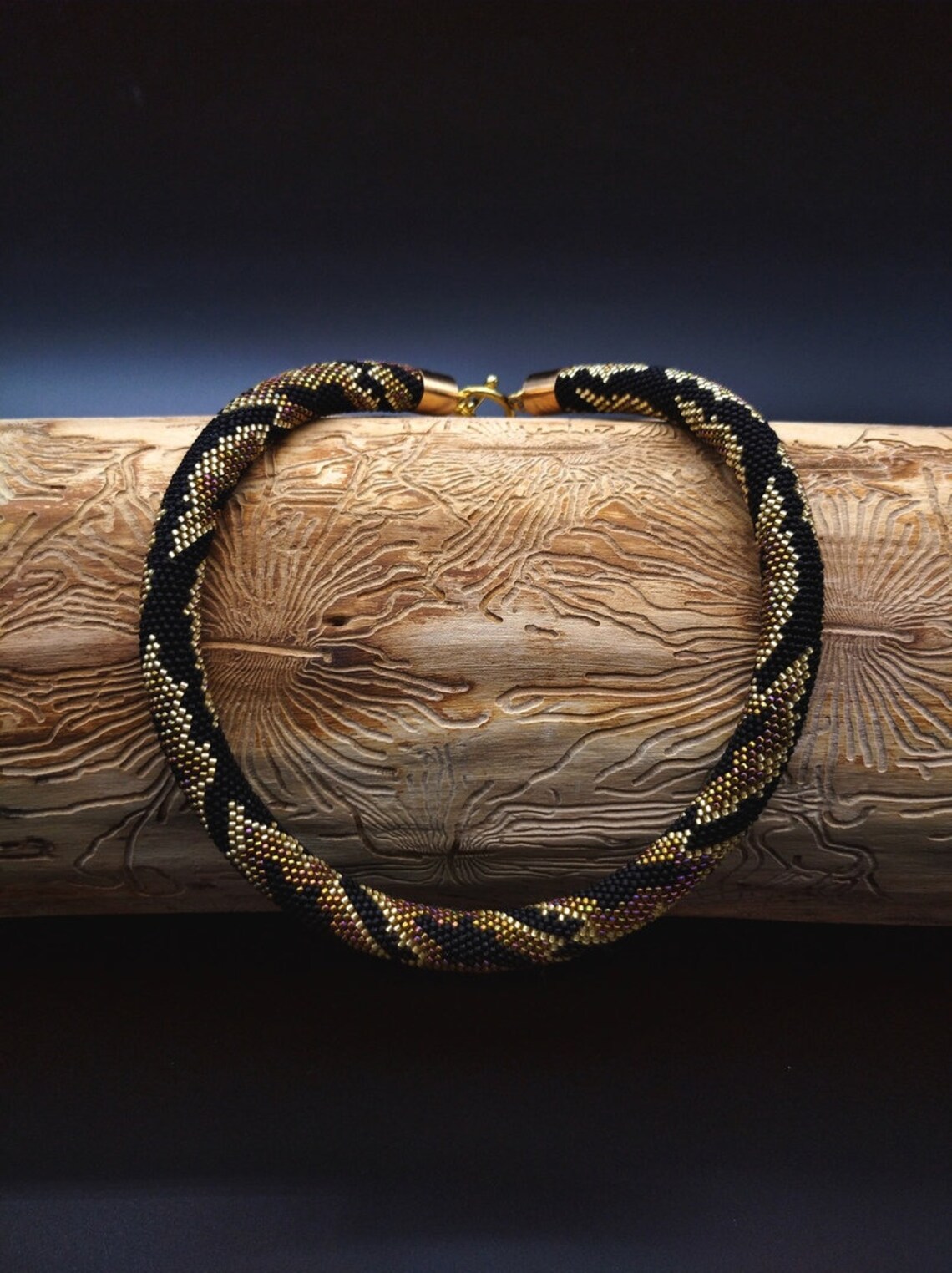 PDF Bead Crochet Necklace Pattern Rope Bead Necklace Pattern | Etsy