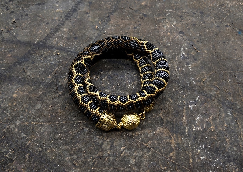 PDF Pattern for Bead Sea Snake Crochet Necklace and PNG File Jewelry ...