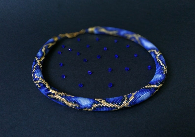 PDF Pattern for Bead Sea Snake Crochet Necklace and PNG File - Etsy