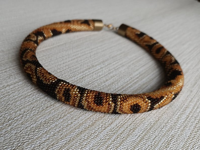 PDF Pattern for Bead Sea Snake Crochet Necklace and PNG File - Etsy