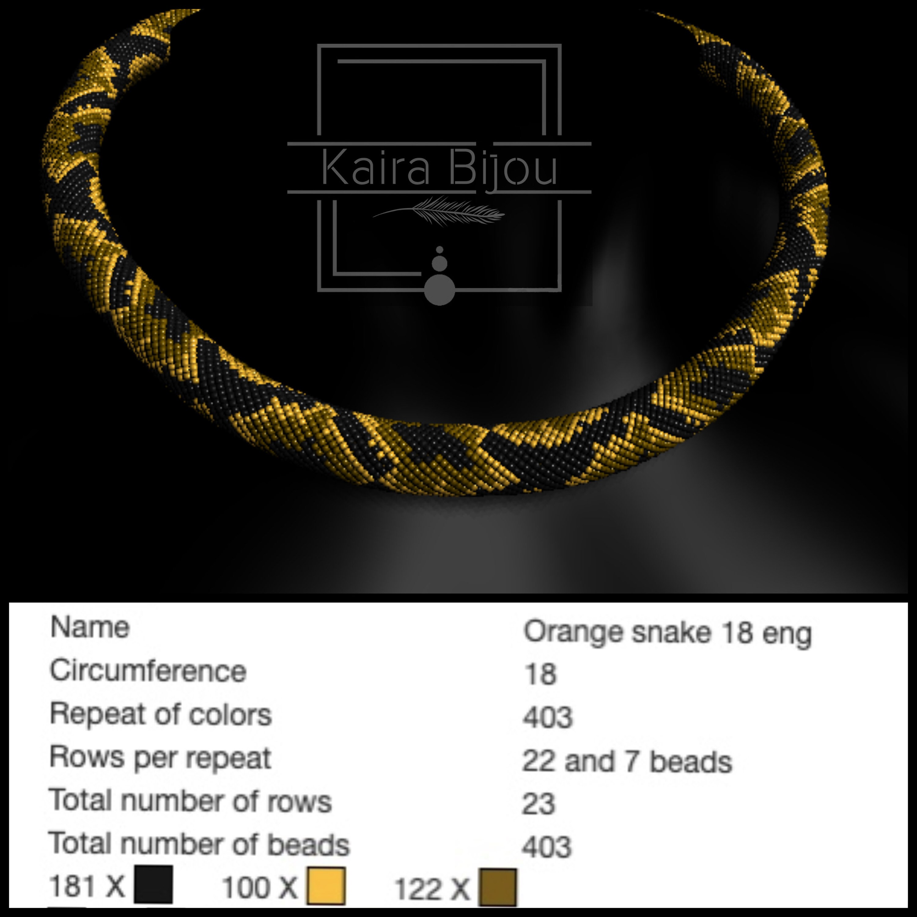 PDF Bead Crochet Necklace Pattern Rope Bead Necklace Pattern Harness ...