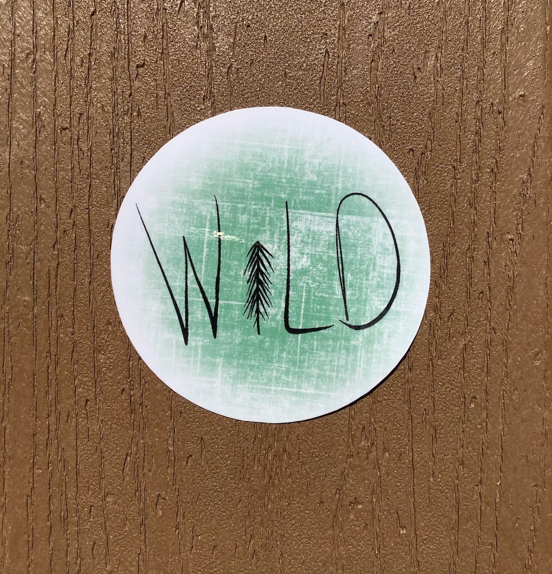 Woodsy Wild Sticker for Laptops, Cars, Journals, Lighters, Water ...