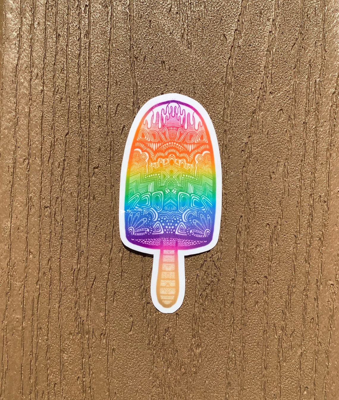 Rainbow Pop Sticker for Laptops, Cars, Journals, Lighters, Water ...