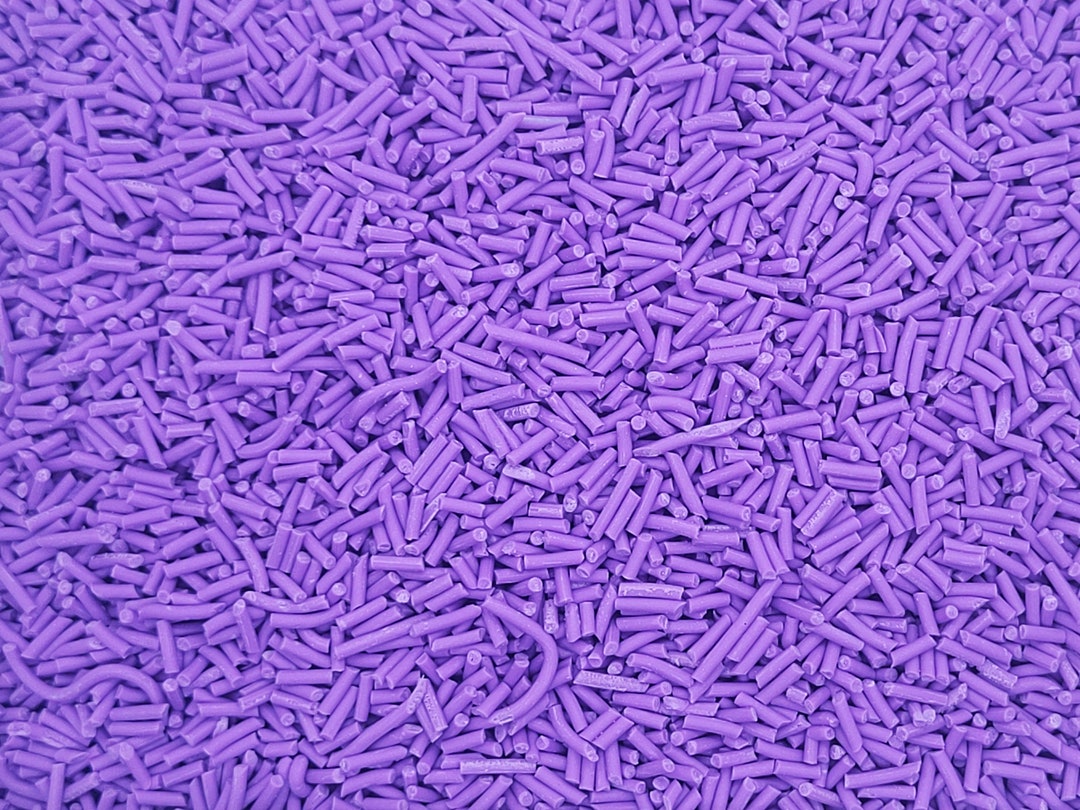 Purple Fake Sprinkles | Faux Polymer Clay Confetti Sprinkles | Slices ...
