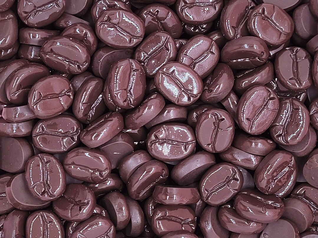 10pcs Faux Café Bean Flatback Résine Cabochons ~ 15mm Coffee Bean ...