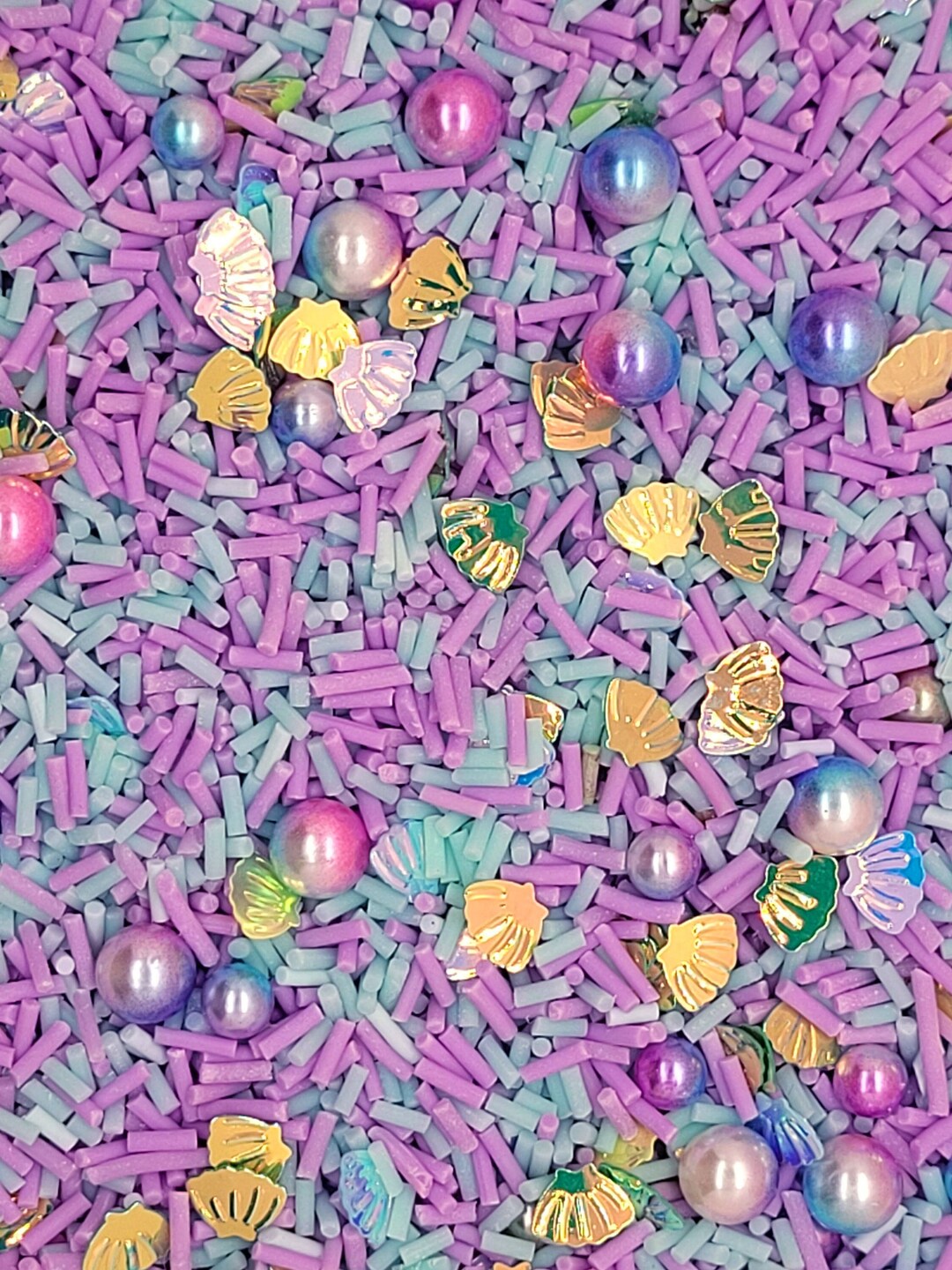 Mystic Mermaid Fake Sprinkle Mix | Faux Polymer Clay Confetti Sprinkles ...