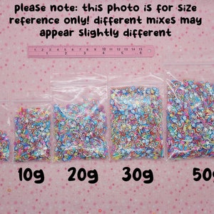 Rainbow Star Fake Sprinkle Mix | Faux Polymer Clay Confetti Sprinkles ...