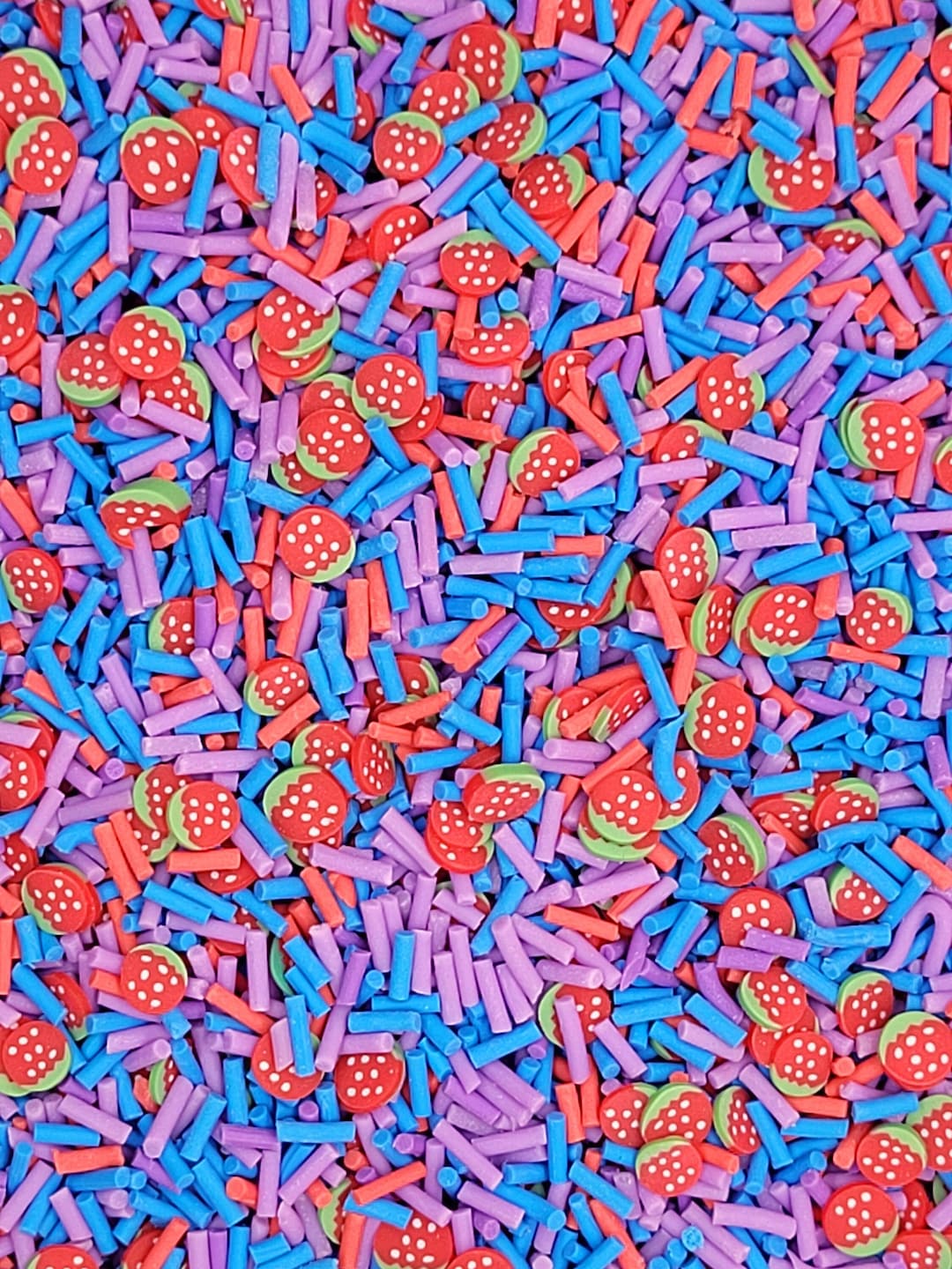 Wild Berry Fake Sprinkle Mix | Faux Polymer Clay Confetti Sprinkles ...