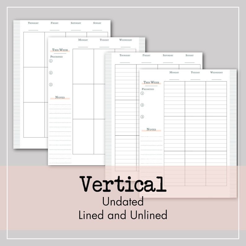 Layout Pack for the Happy Planner® - Size: Classic - Printable PDF ...
