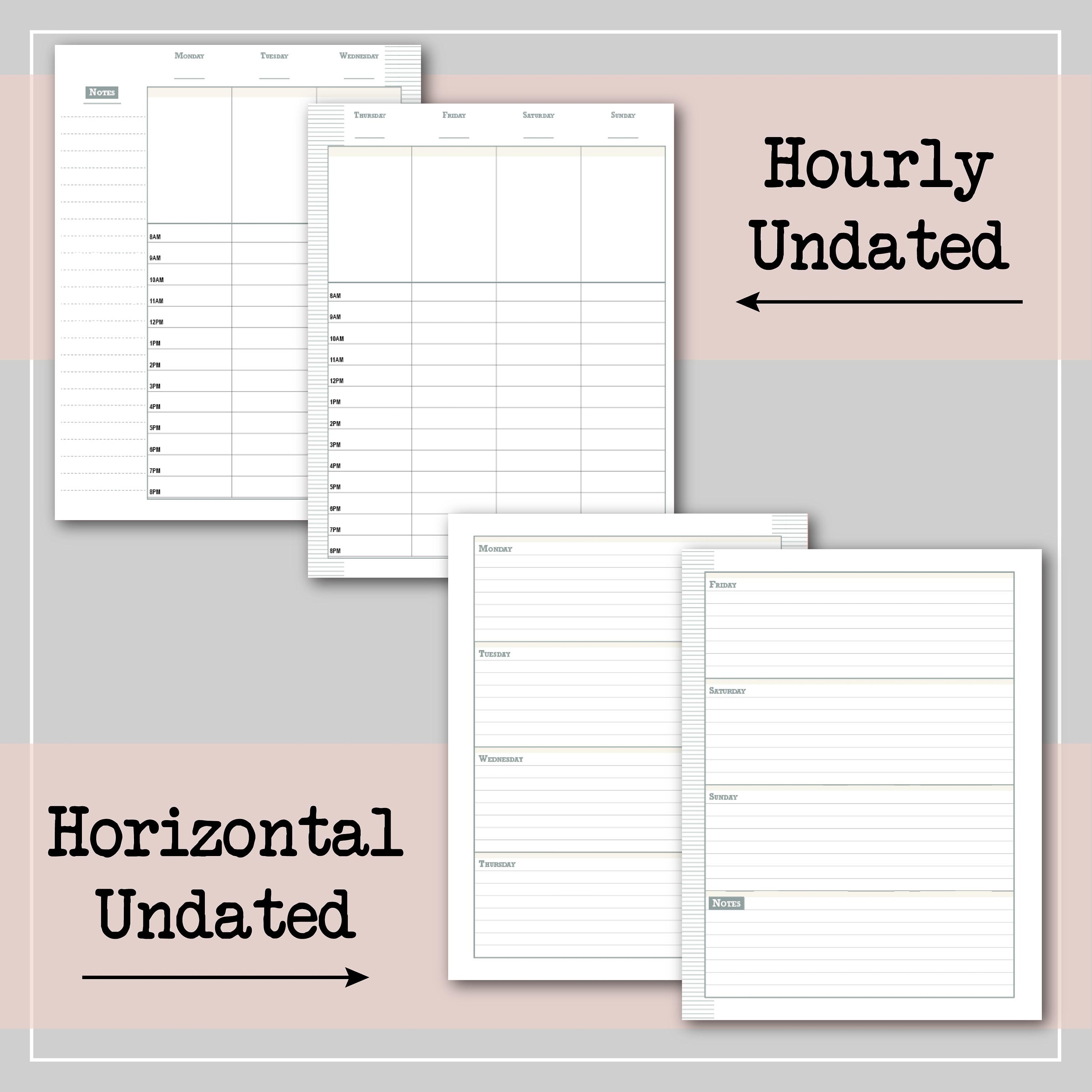 Layout Pack for the Happy Planner® - Size: Big (8.5x11) - PDF Printable ...