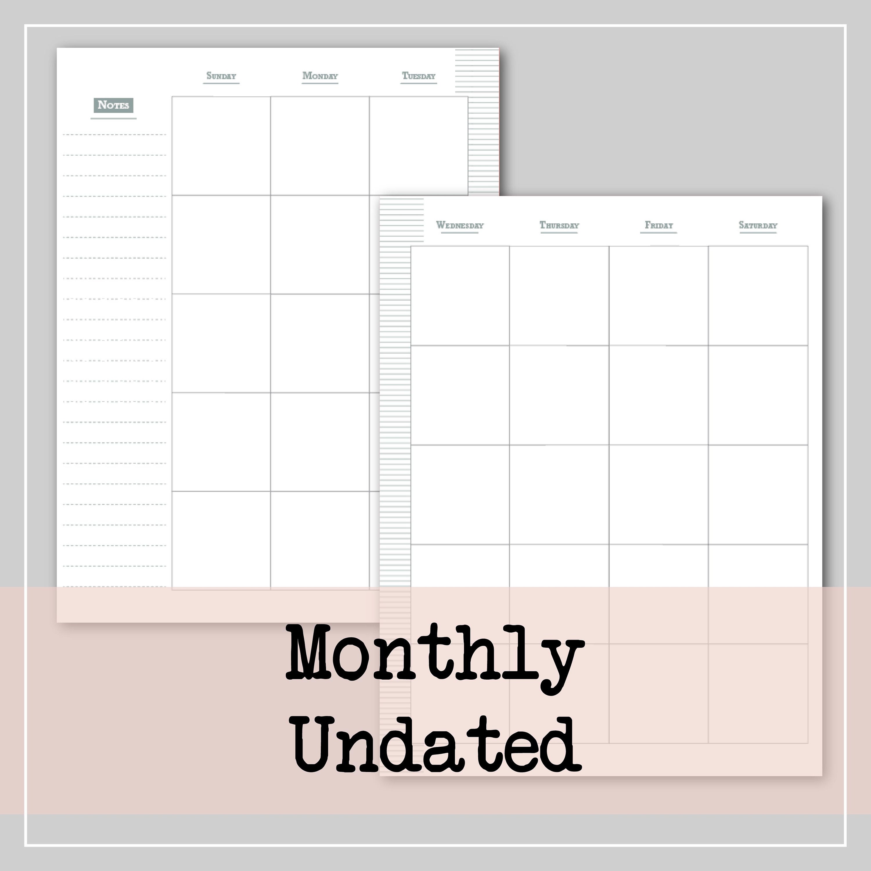 Layout Pack for the Happy Planner® - Size: Big (8.5x11) - PDF Printable ...