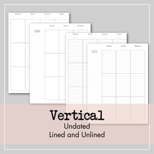 Layout Pack for the Happy Planner® - Size: Classic Happy Planner ...