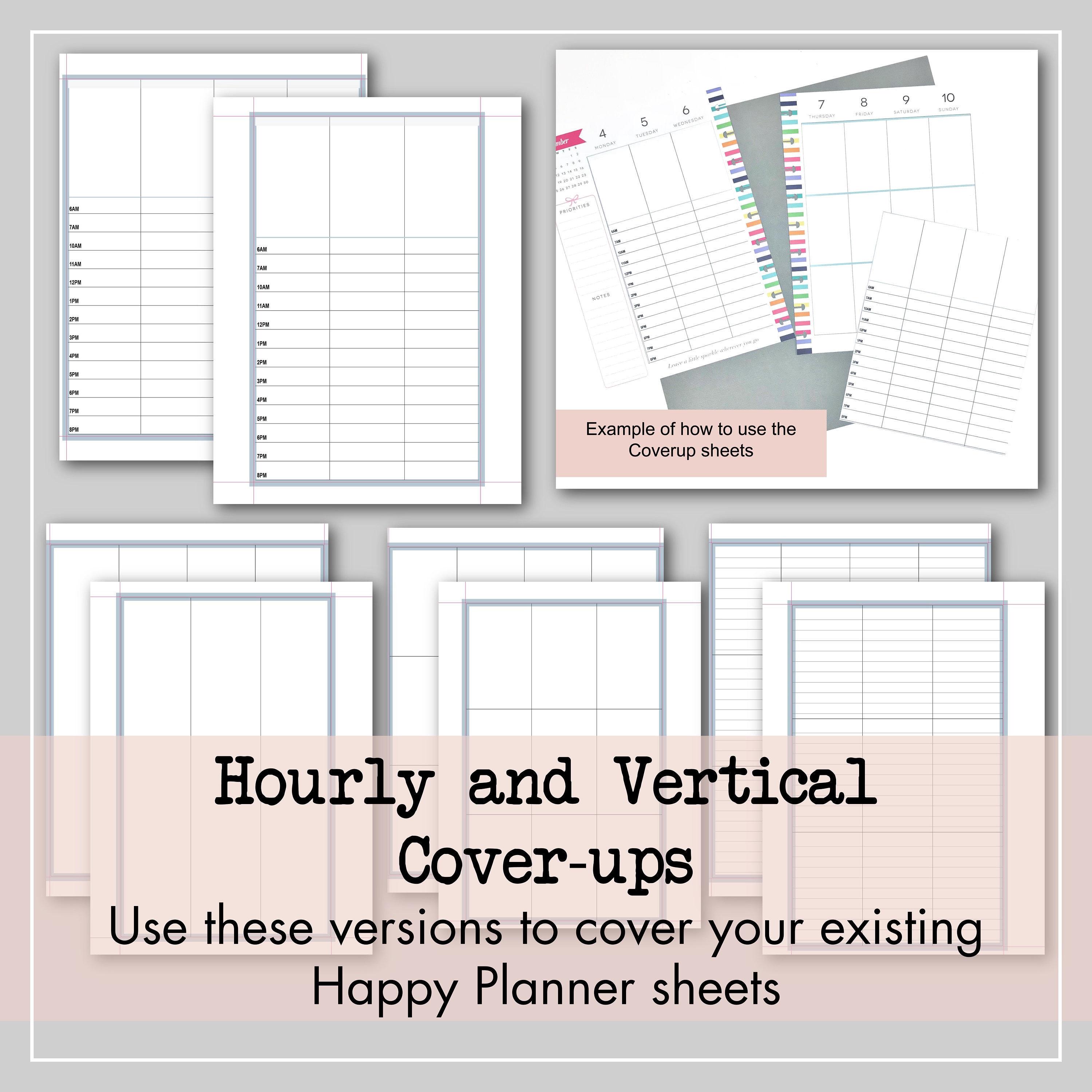 Layout Pack for the Happy Planner® - Size: Classic Happy Planner ...