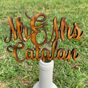 Rustic Wedding Cake Topper, Cake Topper, Wooden Cake Topper - Etsy