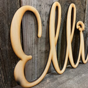 Wood Name Cut Out, Wood Name Sign, Name Wall Art, Wall Decor, Bedroom ...