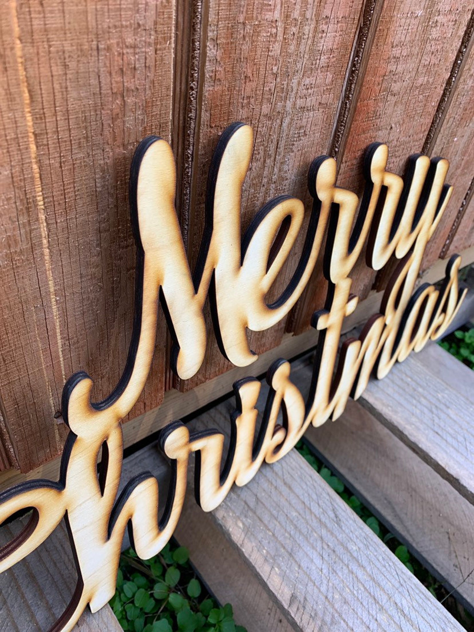 Rustic Christmas Decor Merry Christmas Farmhouse Christmas | Etsy