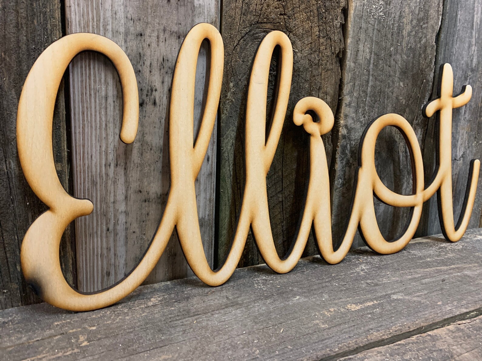 Wood Name Cut Out Wood Name Sign Name Wall Art Wall Decor - Etsy