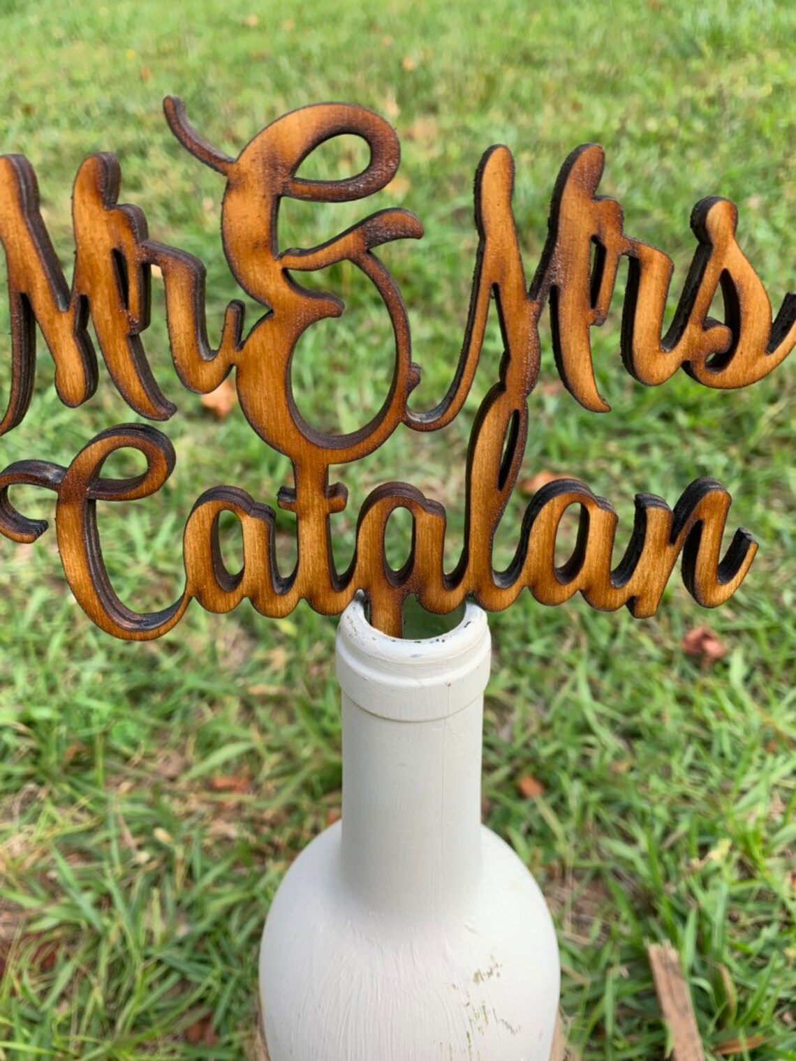 Rustic Wedding Cake Topper Cake Topper Wooden Cake Topper | Etsy