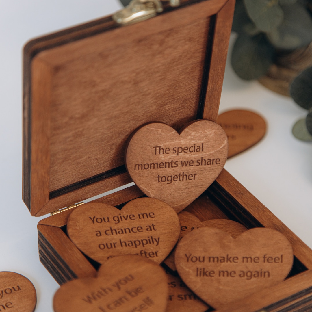 Personalized Wooden Love Declaration With Picture, Reasons I Love You ...