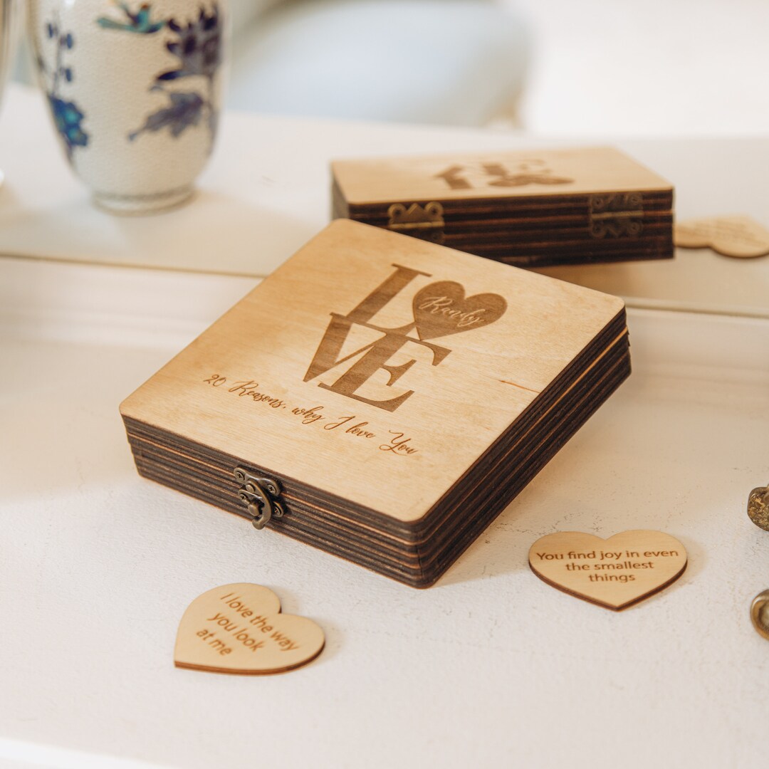 Personalized Love Note for Memory, Unique Couples Keepsake for Him and ...