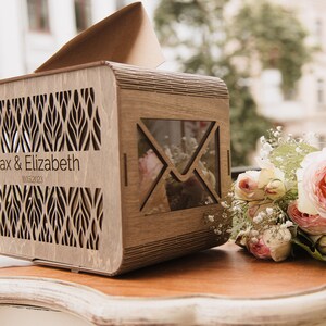 Acrylic Wedding Gift Card Box With Slot, Personalized Baby Shower Money ...