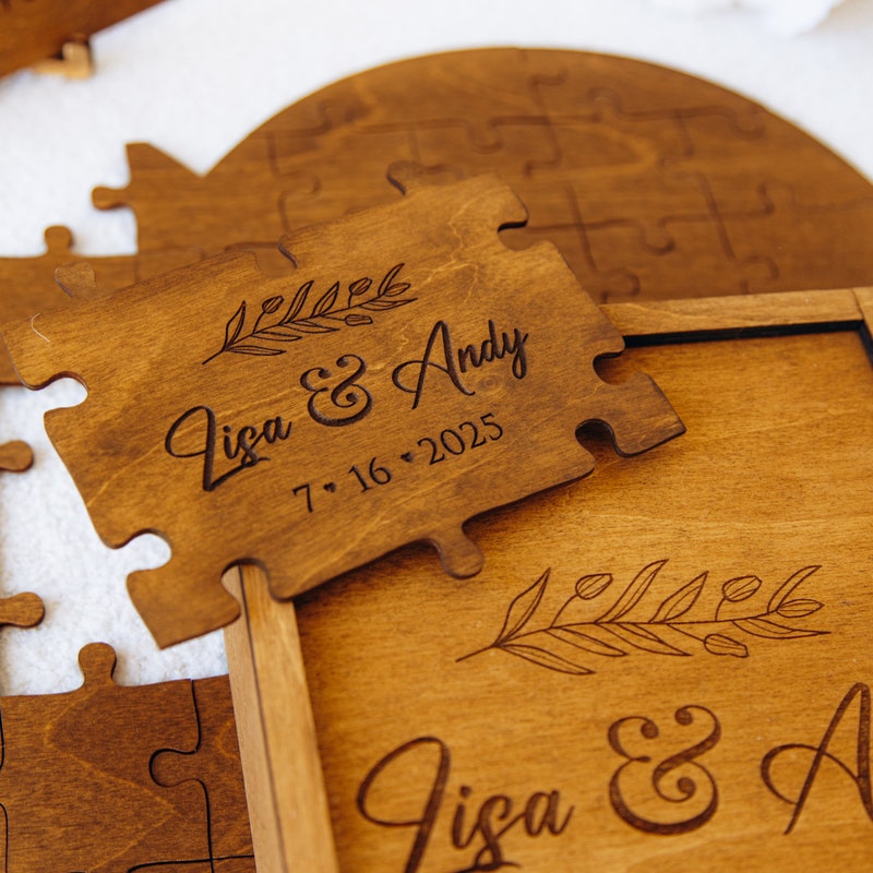 Wedding Puzzle Guest Book - Etsy