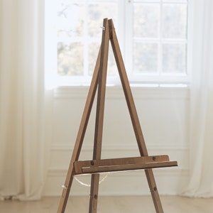 Rustic Canvas Holder for Wedding Welcome Sign and Guest Book ...