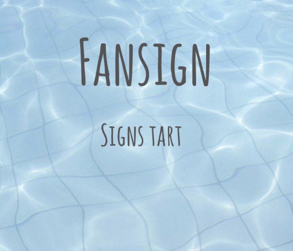 Fansign profile Picture | Etsy