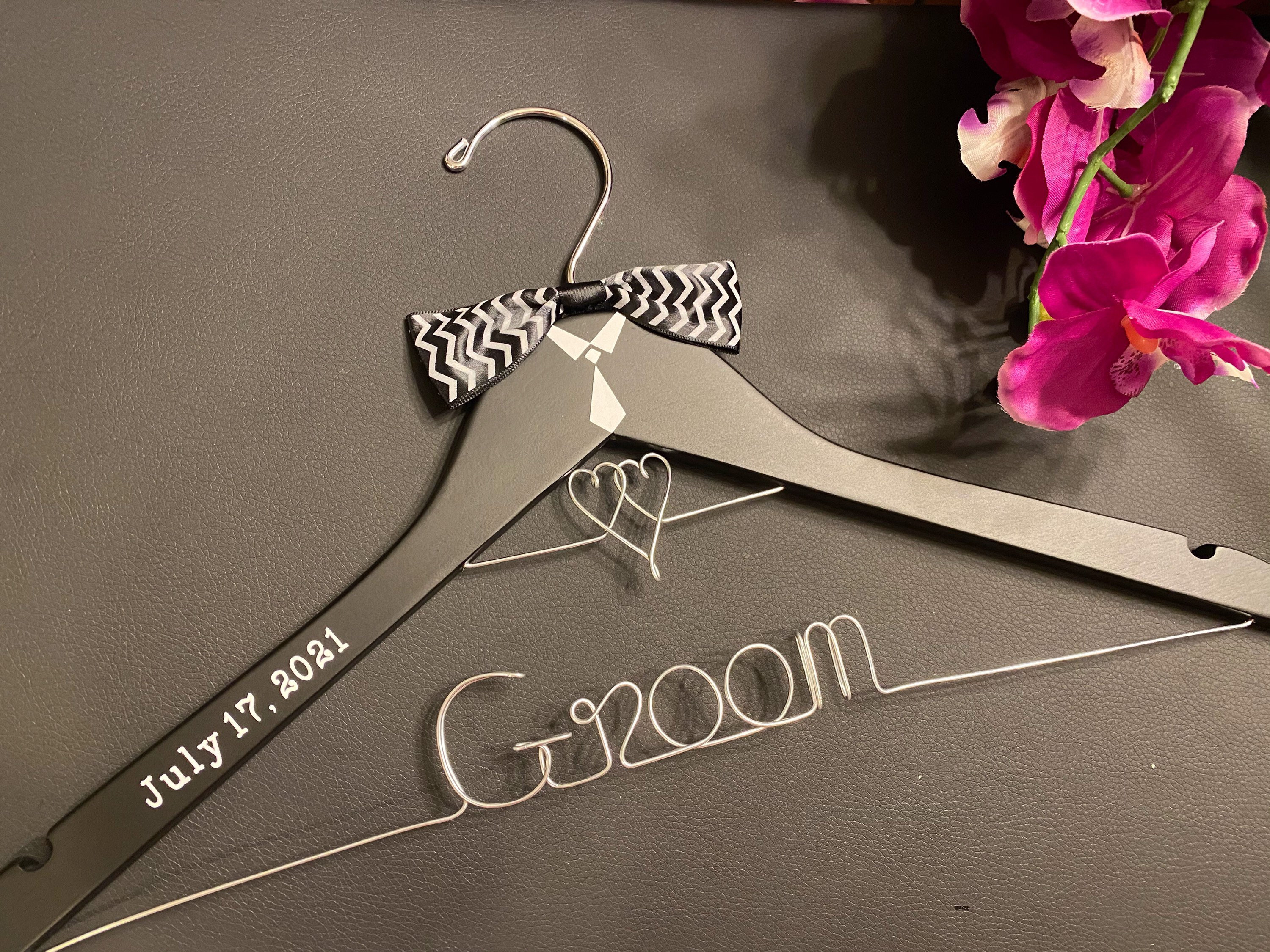 Groom Hangergroomsman Hanger Male Hanger Tie Hanger - Etsy