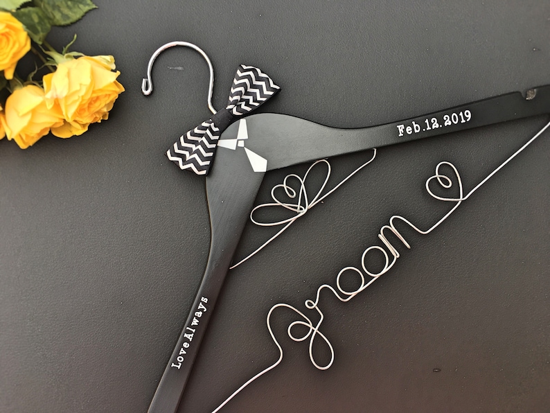 Groom Hangergroomsman Hanger Male Hanger Tie Hanger - Etsy