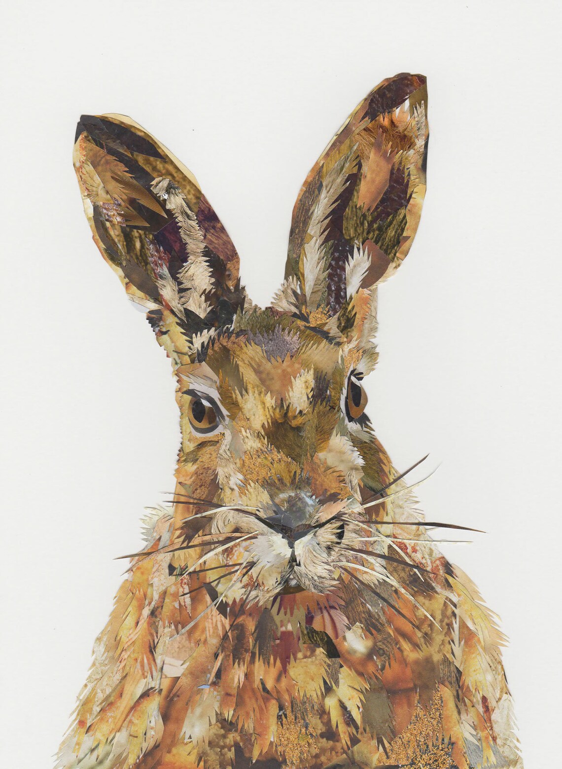 March Hare collage signed limited edition A4 print | Etsy