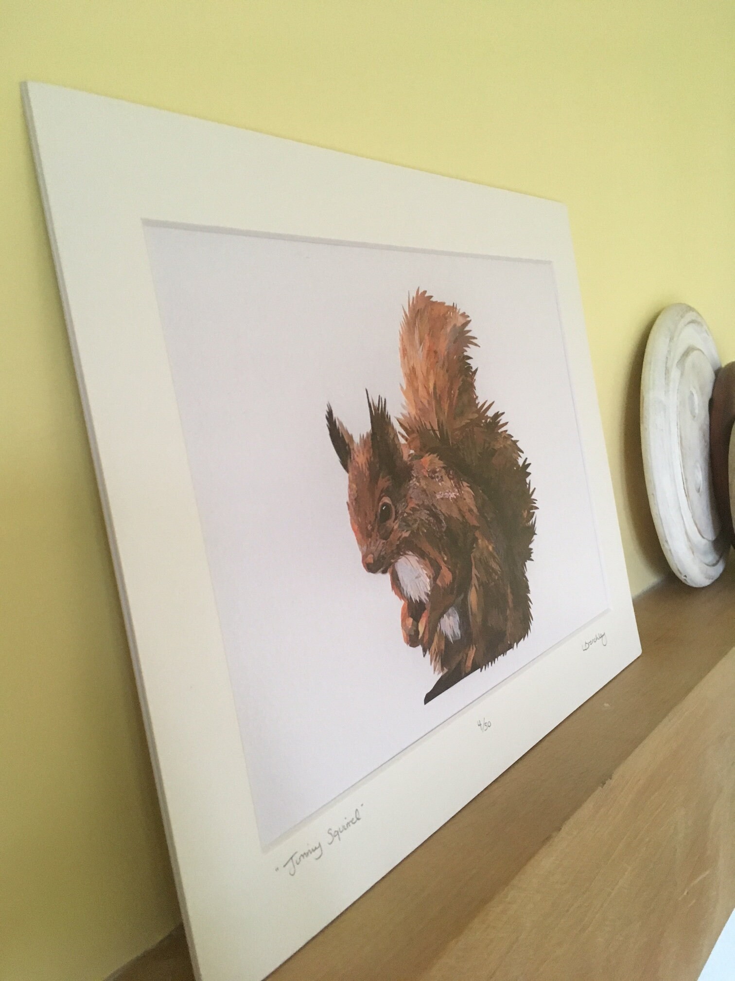 Red Squirrel collage, signed limited edition A4 print - Etsy.de